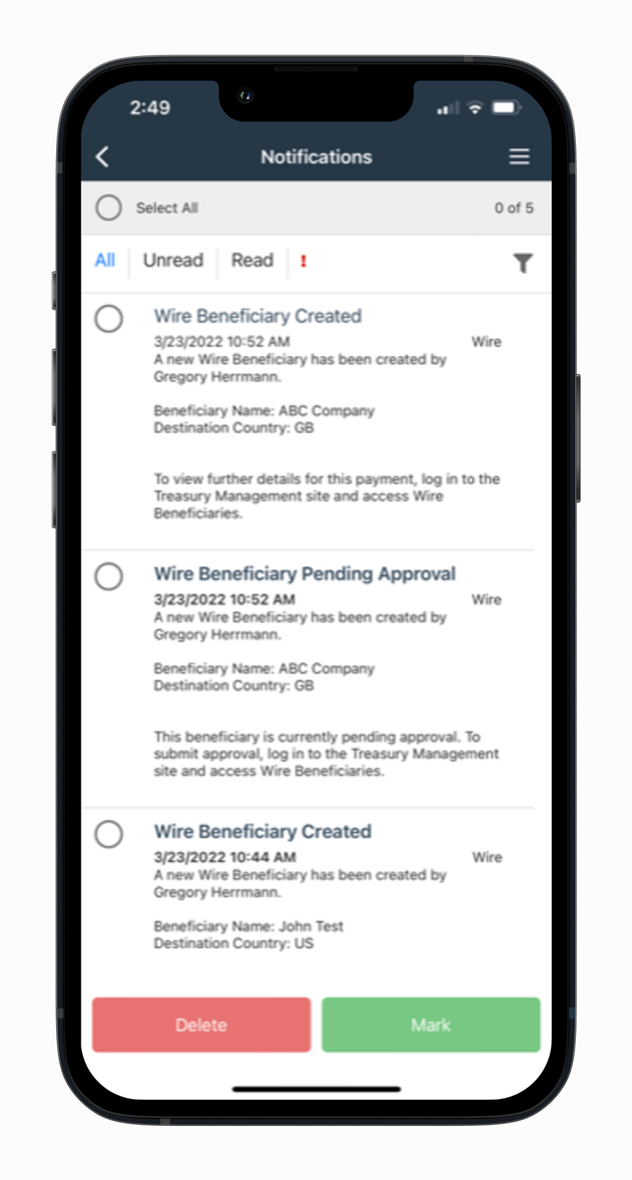 Meridian Treasury Management - Meridian Bank